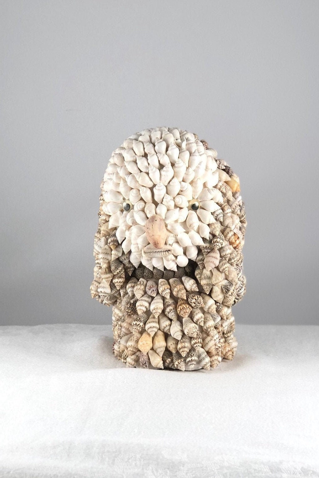 Vintage Seashell Puppy Dog Figurine Sculpture Shellcraft Folk - Etsy