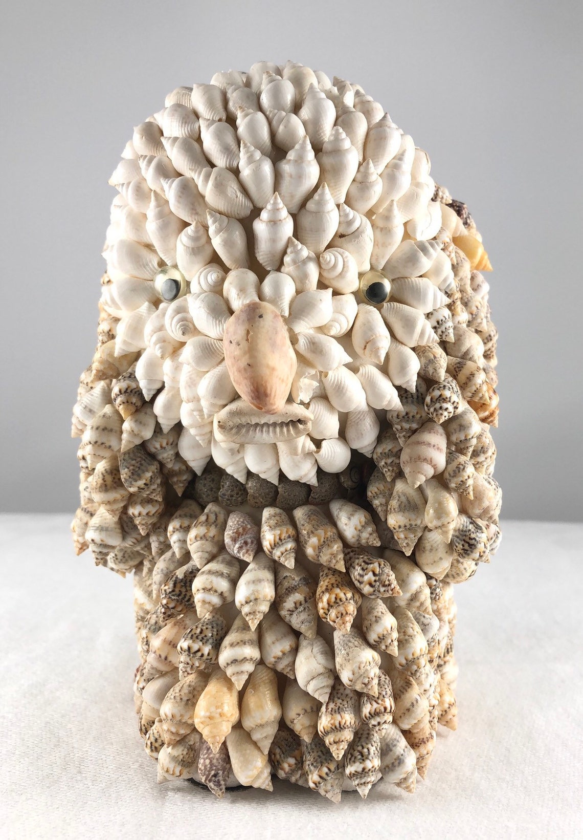 Vintage Seashell Puppy Dog Figurine Sculpture Shellcraft Folk | Etsy