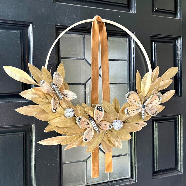 Minimalist Wreath - Etsy