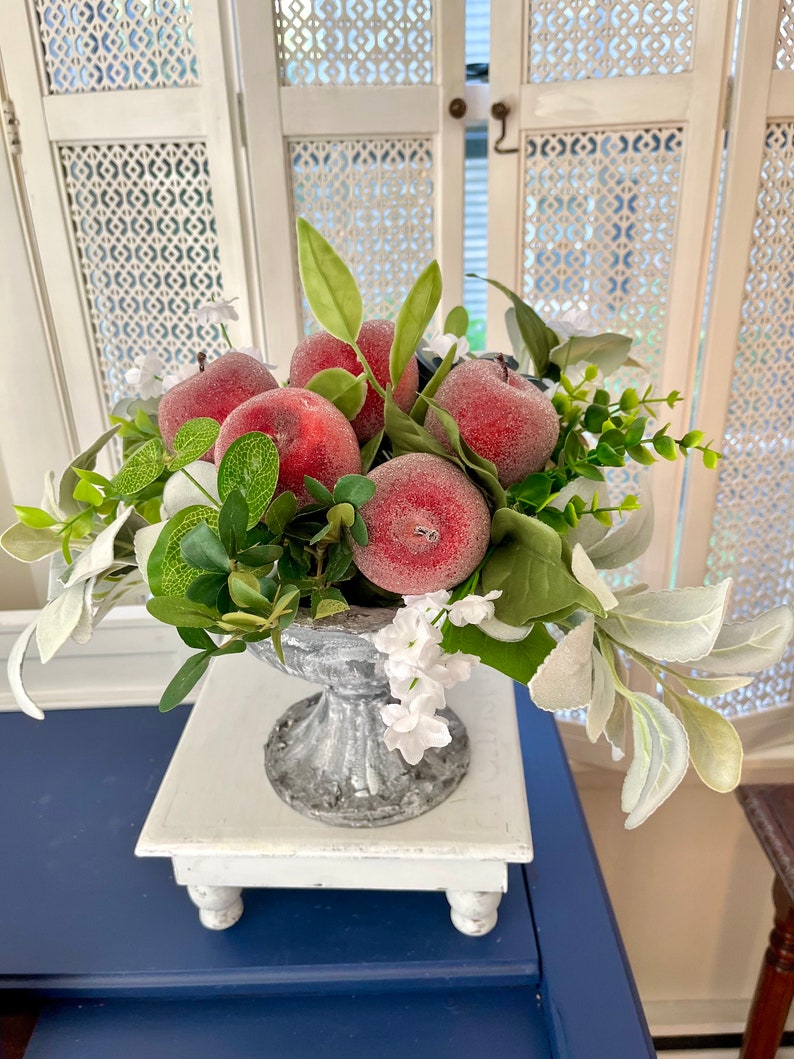 Apple Centerpiece-fall Fruit Arrangement-housewarming - Etsy