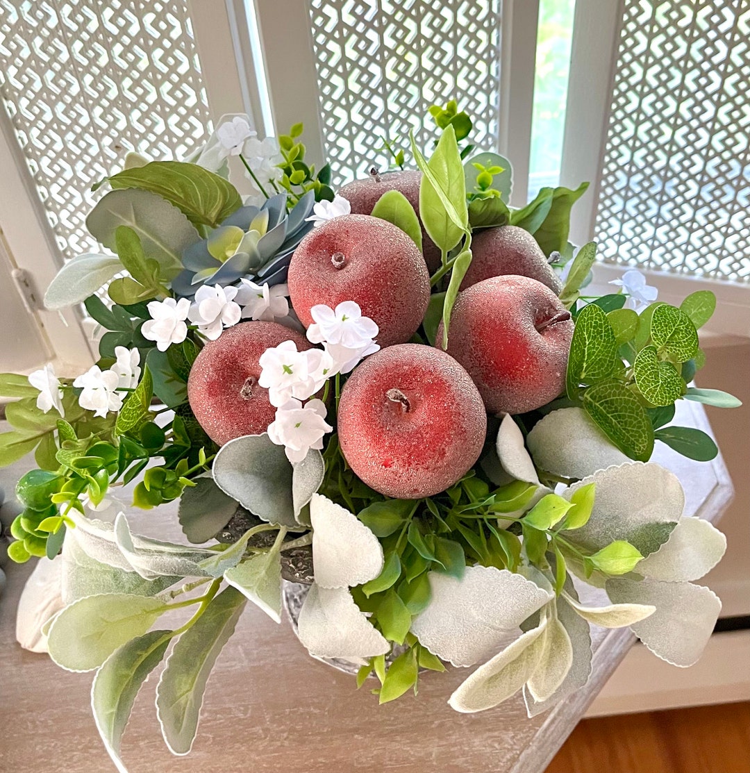 Apple Centerpiece-fall Fruit Arrangement-housewarming Gift-back to ...