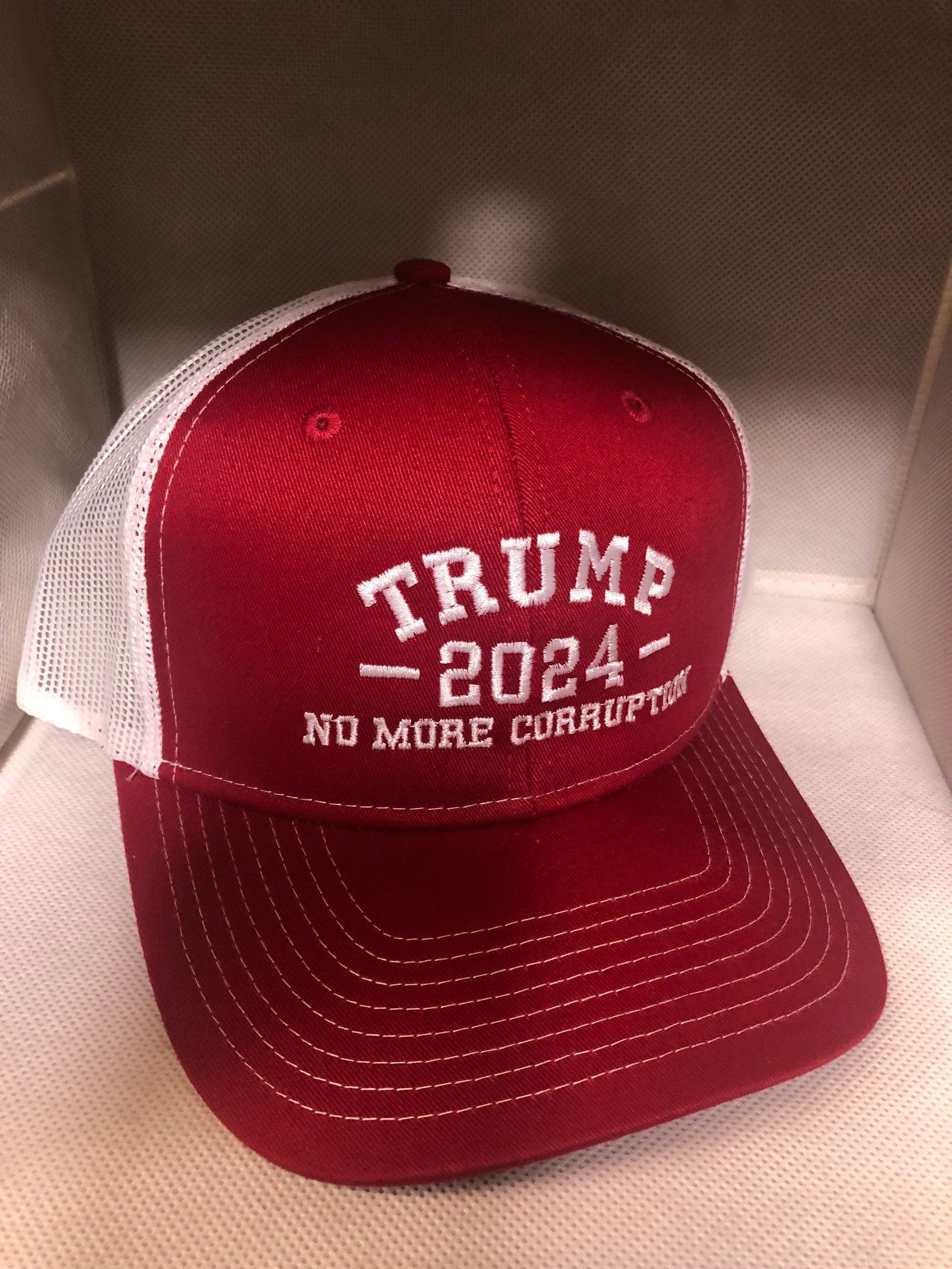 Trump 2024 No More Corruption Hat FREE SHIPPING - Etsy