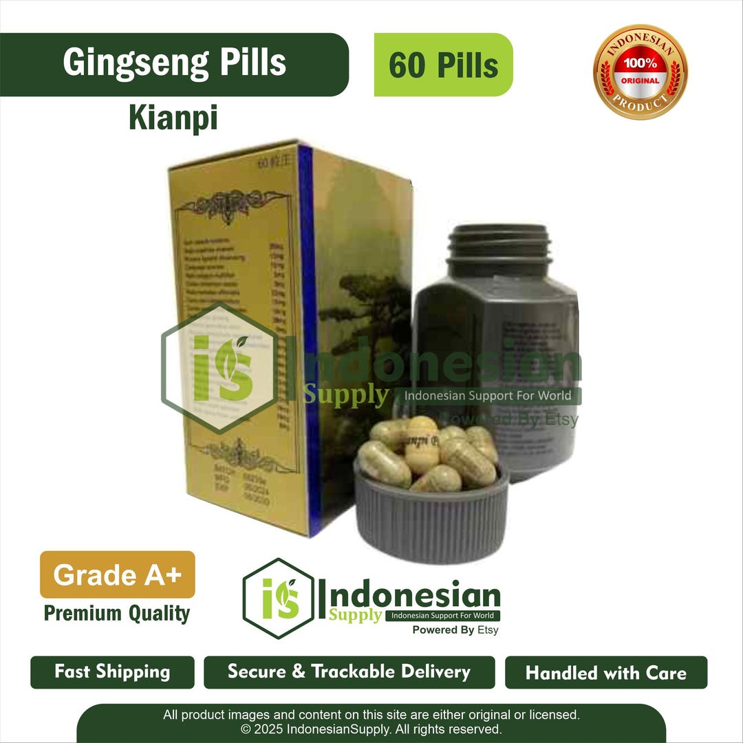 Panax Korean Red Ginseng Capsules – 60 Count | High Potency Herbal ...