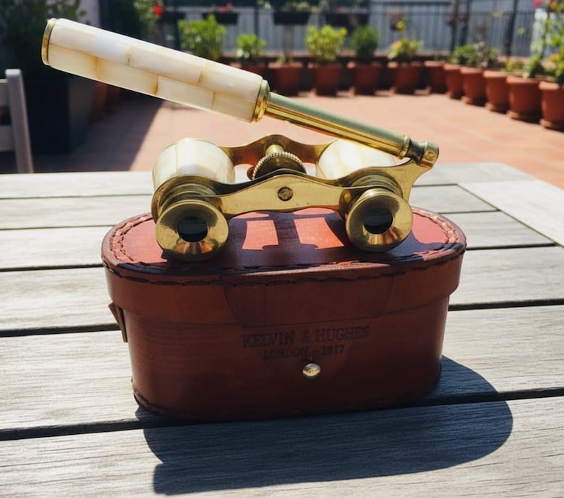 Mother of Pearl Lorgnette Accents Opera Glasses : Functional Vintage ...