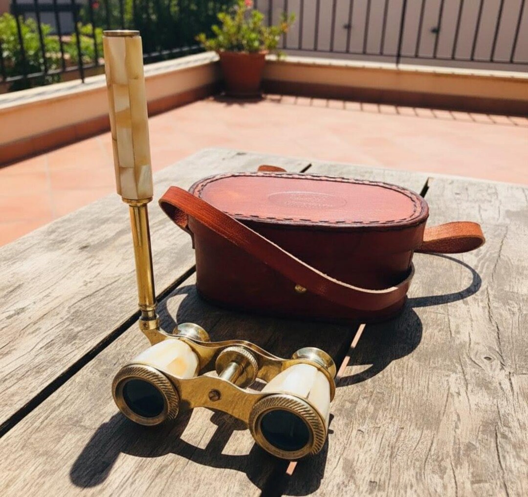 Mother of Pearl Lorgnette Accents Opera Glasses : Functional Vintage ...