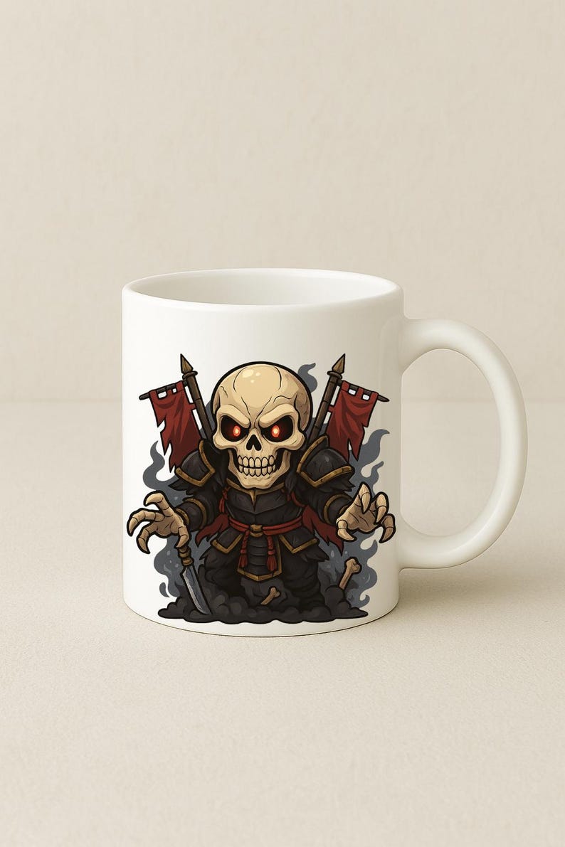 Gashadokuro Skeleton Warlord PNG, Dark Yokai Clipart for Sublimation ...