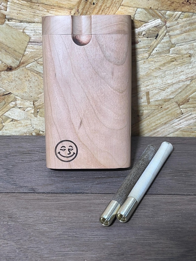 FRIENDSHIP DUGOUT – 2 One-hitters - 4” Exotic Wood Stash Box - Etsy