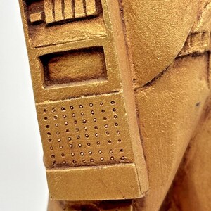 Vintage Gold Styrofoam Reporter Statue With Camera and Recorder 1960s ...