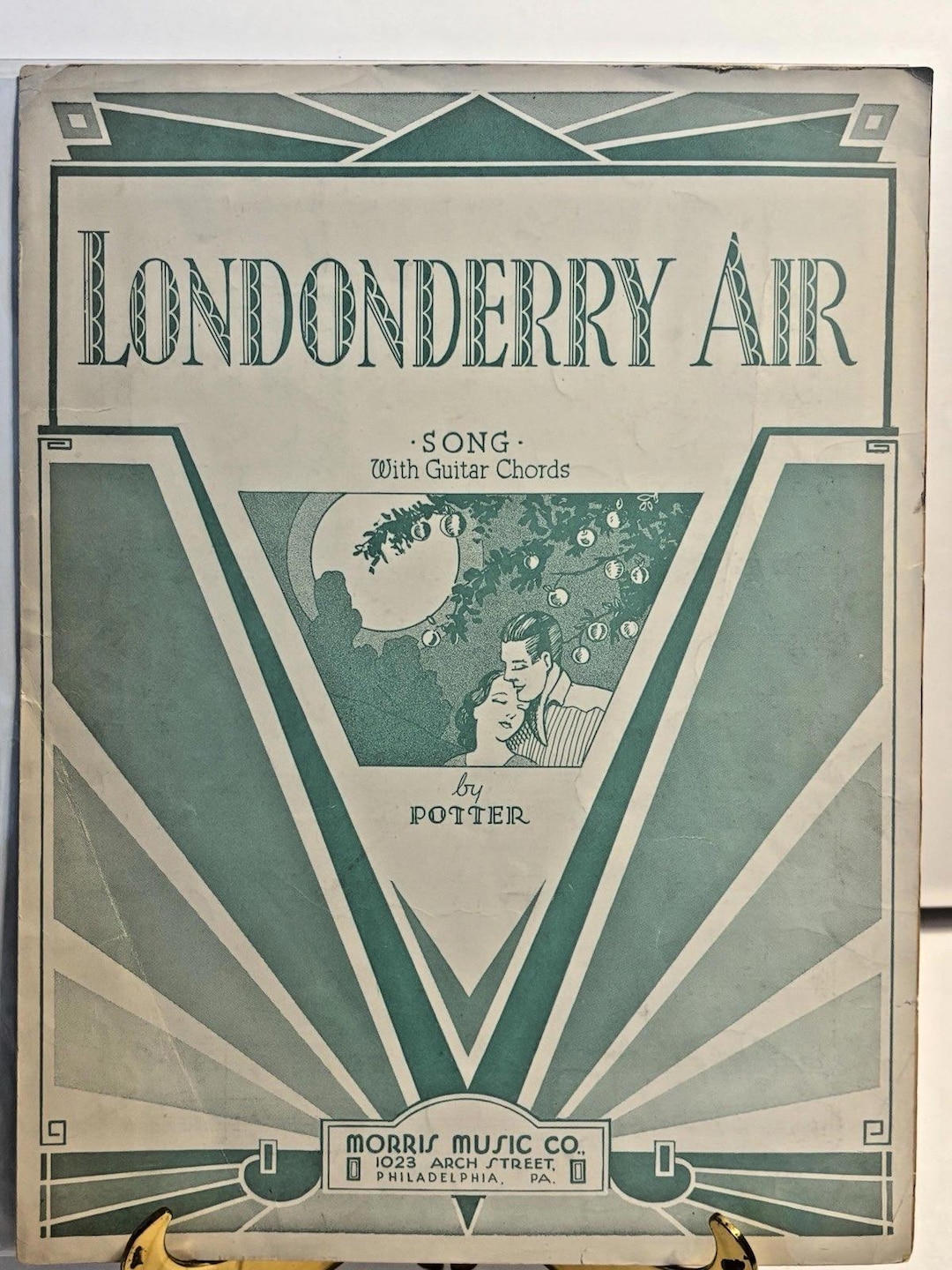 Vintage 1933 Sheet Music Lyrics "londonderry Air" W Guitar Chords ...