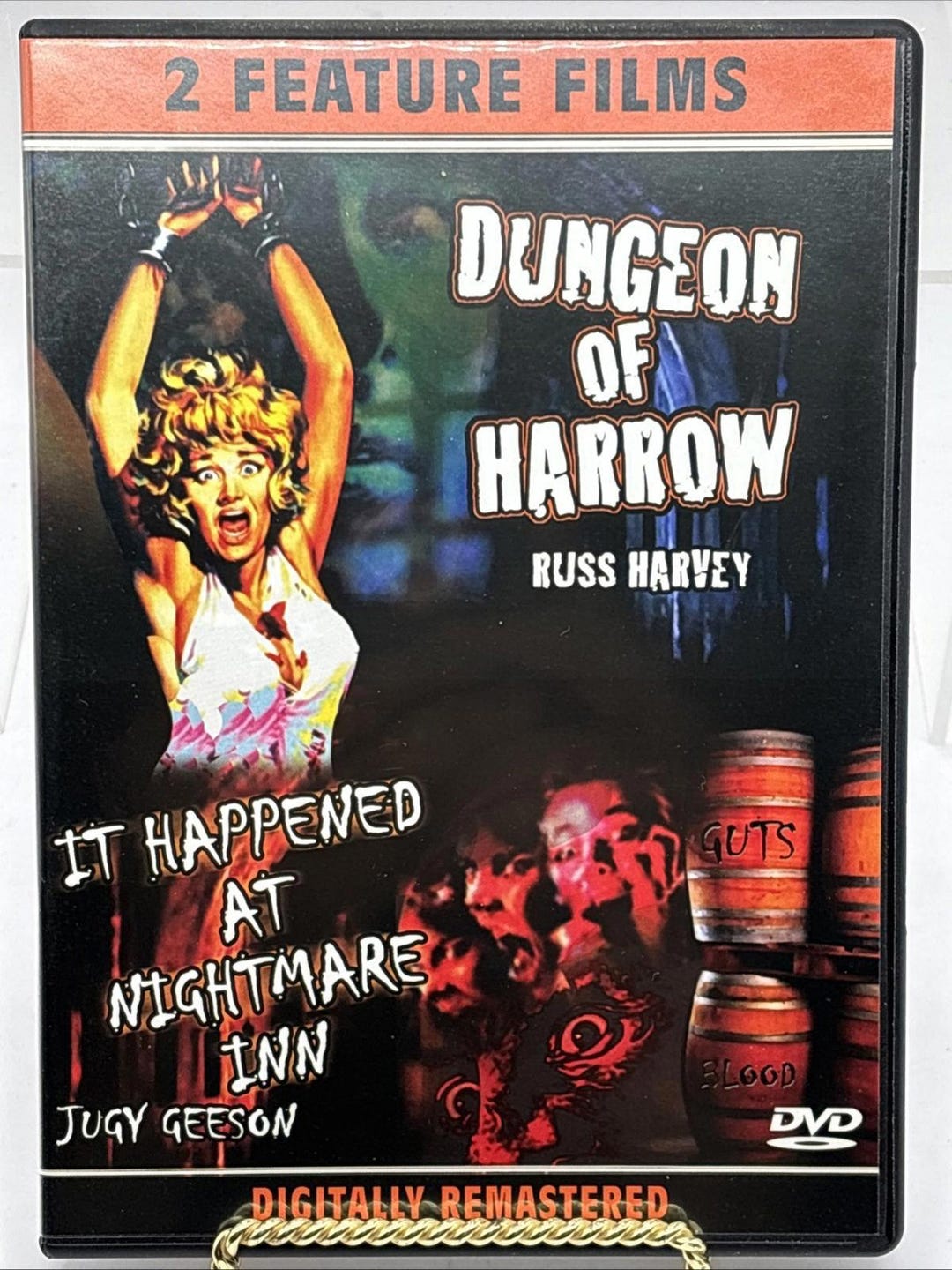 Horror Movie Double Feature Dungeon of Harrow & It Happened at Nightmare Inn DVD - Etsy