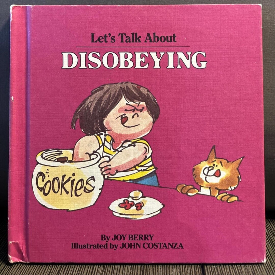 Joy Berry Vintage Let's Talk About Book Series 1982 Disobeying HC - Etsy
