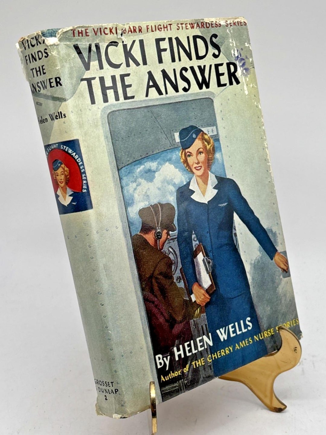 Vintage 1947 Vicki Barr Stewardess Vicki Finds the Answer HCDJ Helen ...
