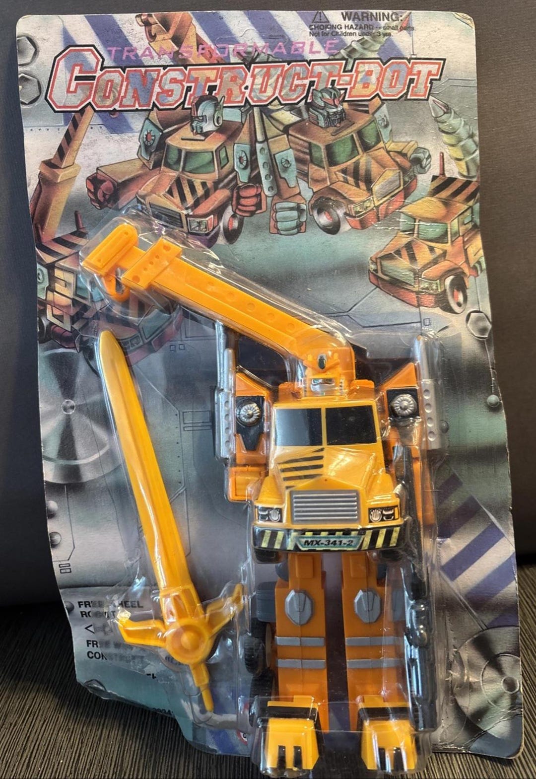 Vintage "transformable" Construct-bot Transformers Knockoff MOC Very ...