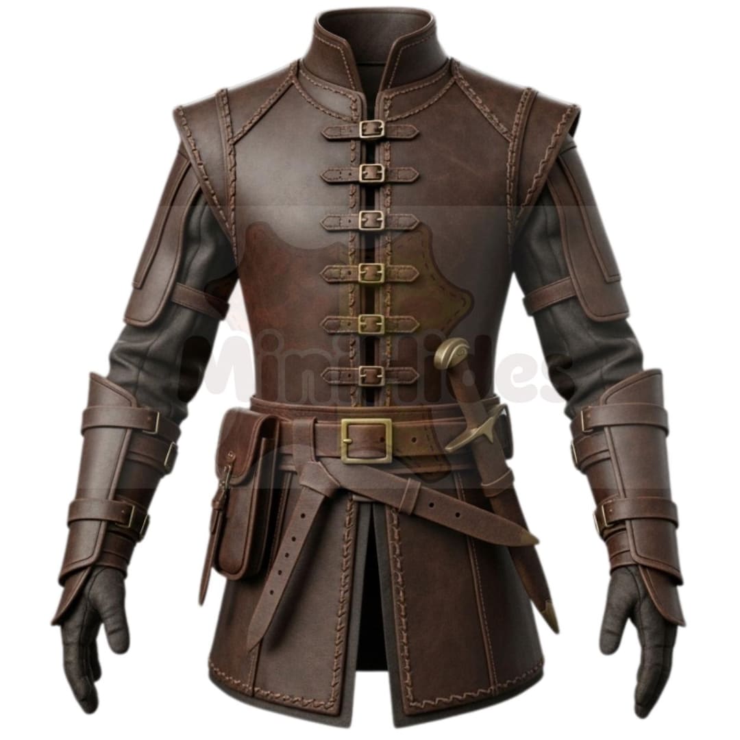 Medieval Leather Armor Tunic – Fantasy Warrior Costume for Men's - Etsy