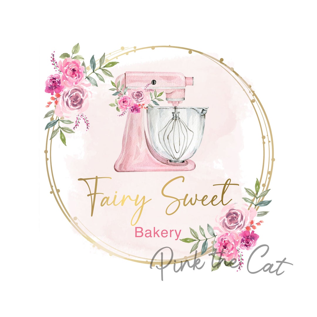 Bakery Sweets and Cakes Logo Png for Your Etsy Shop or Any Website or ...