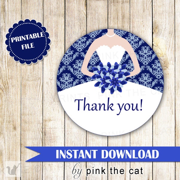 Royal Blue Damask - Etsy