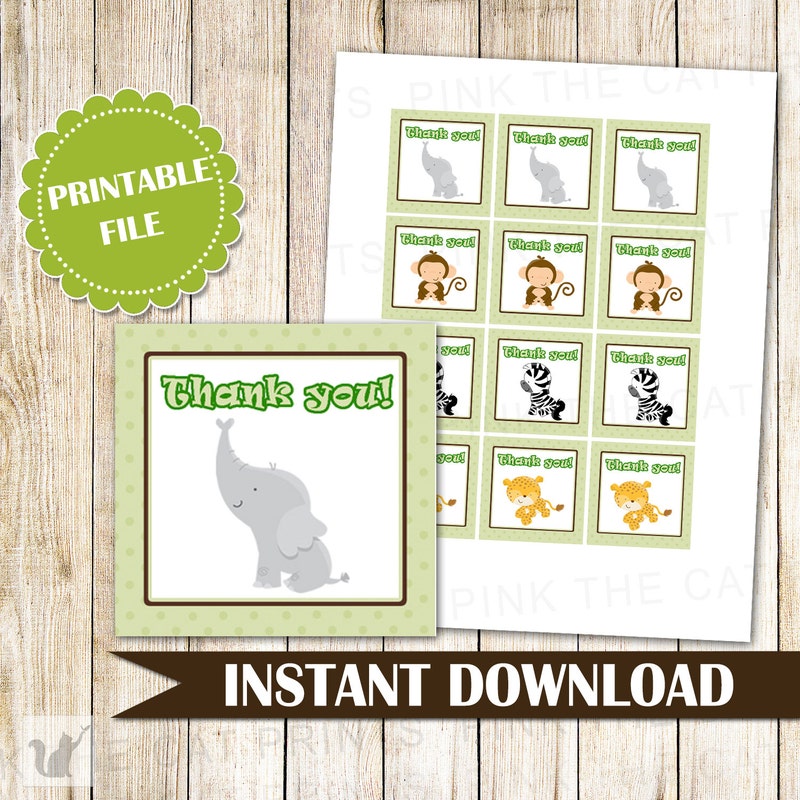 Cheetah Labels - Etsy