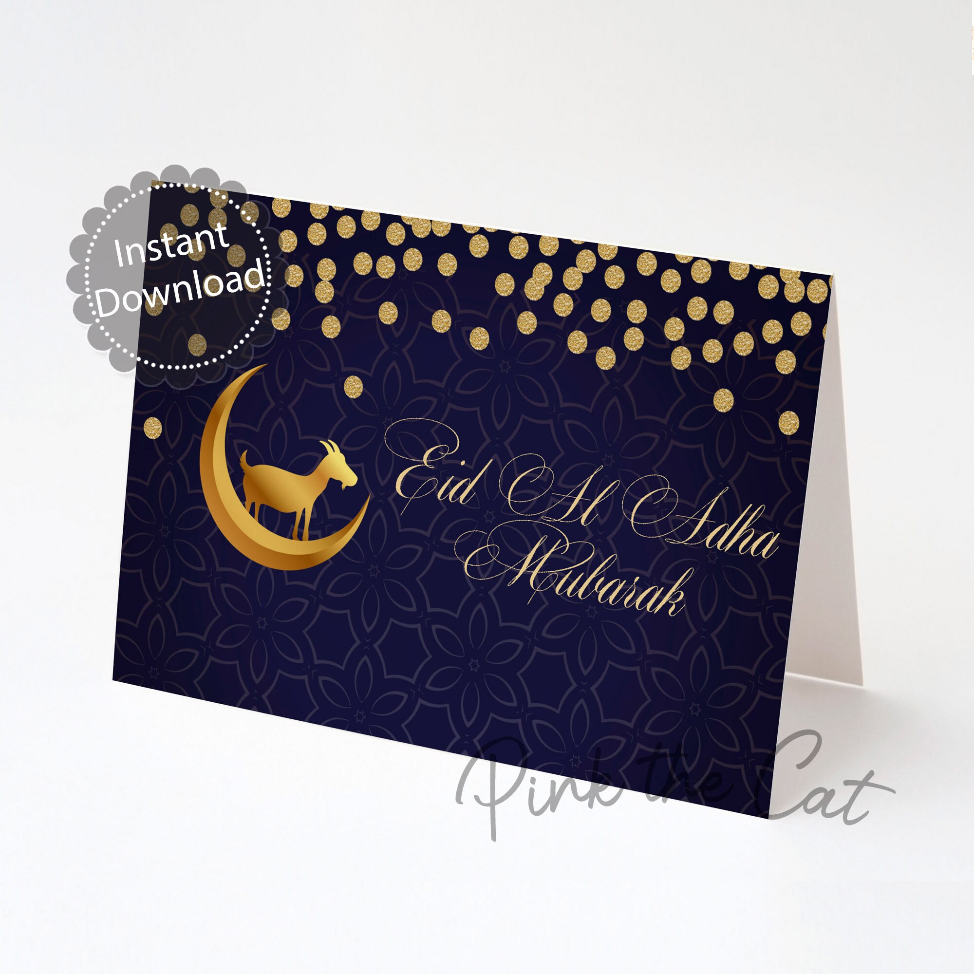 Eid Mubarak Greeting Card Eid Al Adha Mubarak Card Happy Eid - Etsy UK