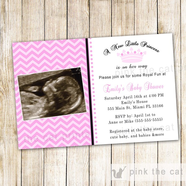Sonogram Baby Shower Invitations - Etsy