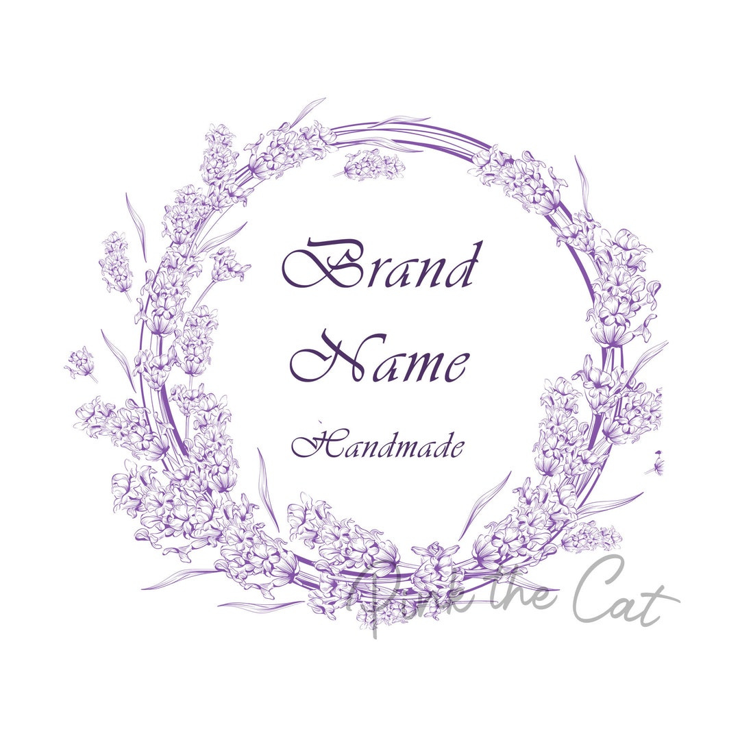 Lavender Logo Design Png for Your Etsy Shop or Any Website or Business ...