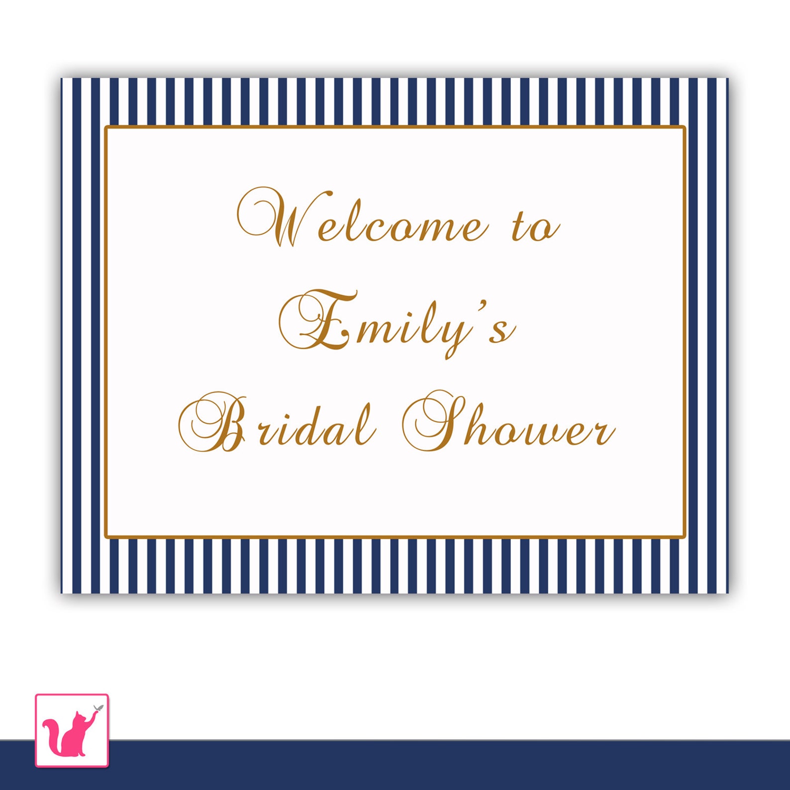 Printable Welcome Party Sign DIY Digital File - Matching Any Design in ...