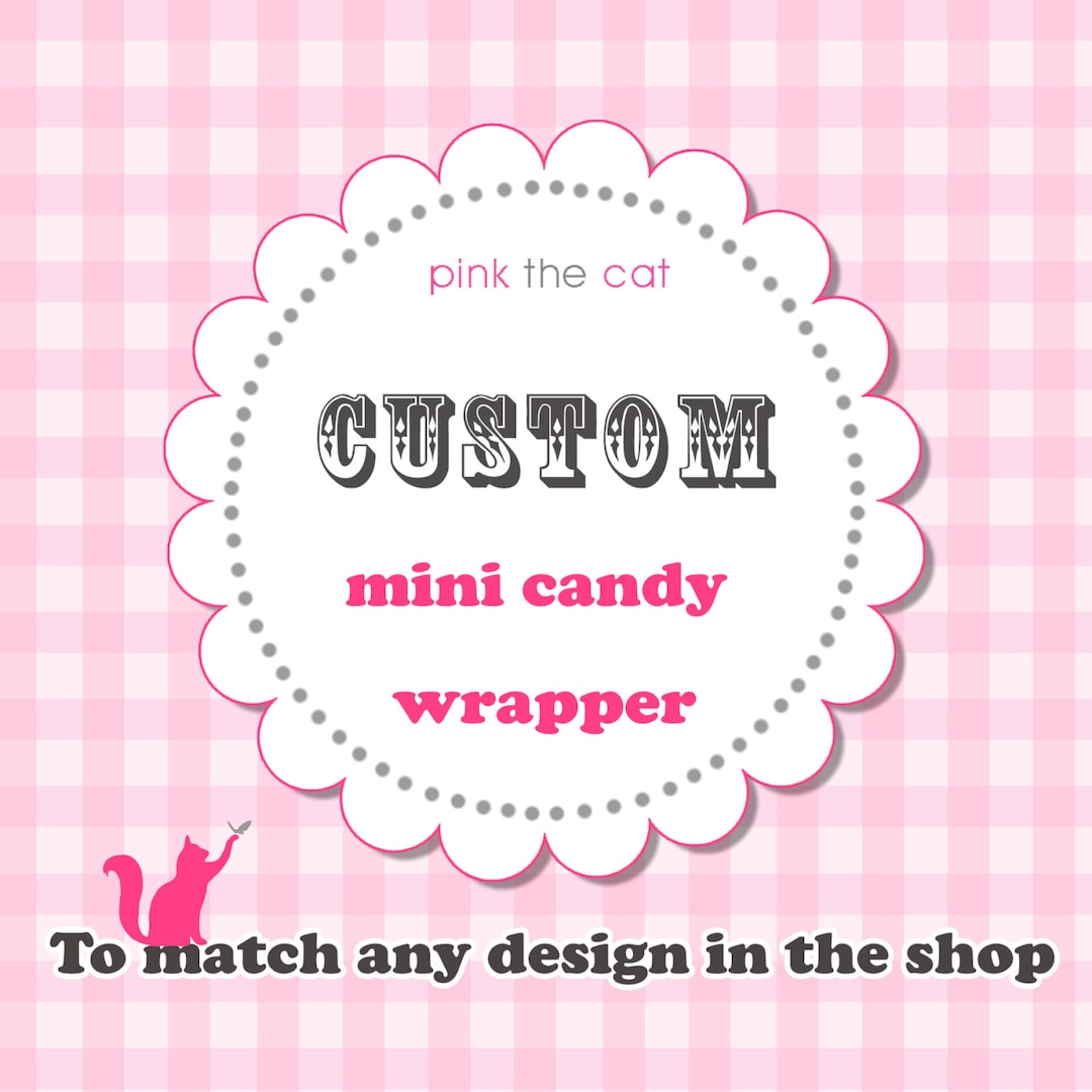 Printable Mini Candy Bar Wrappers DIY Digital File - Matching Any ...