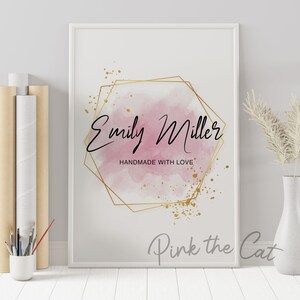 Watercolor Logo for Your Etsy Shop Website Jewerly or Boutique, Beauty ...