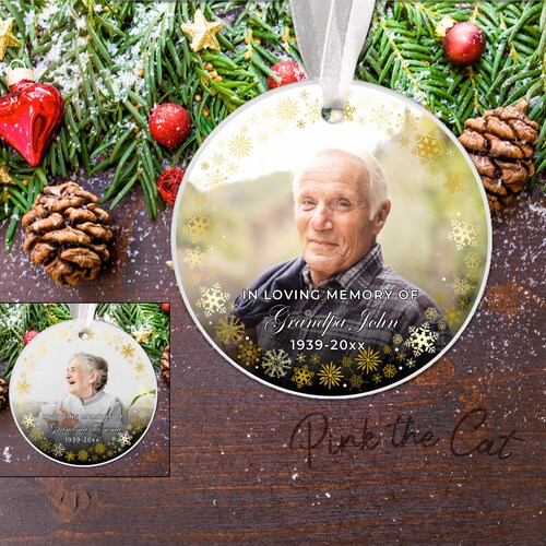 Personalized in Loving Memory Christmas Ornament Personalized - Etsy