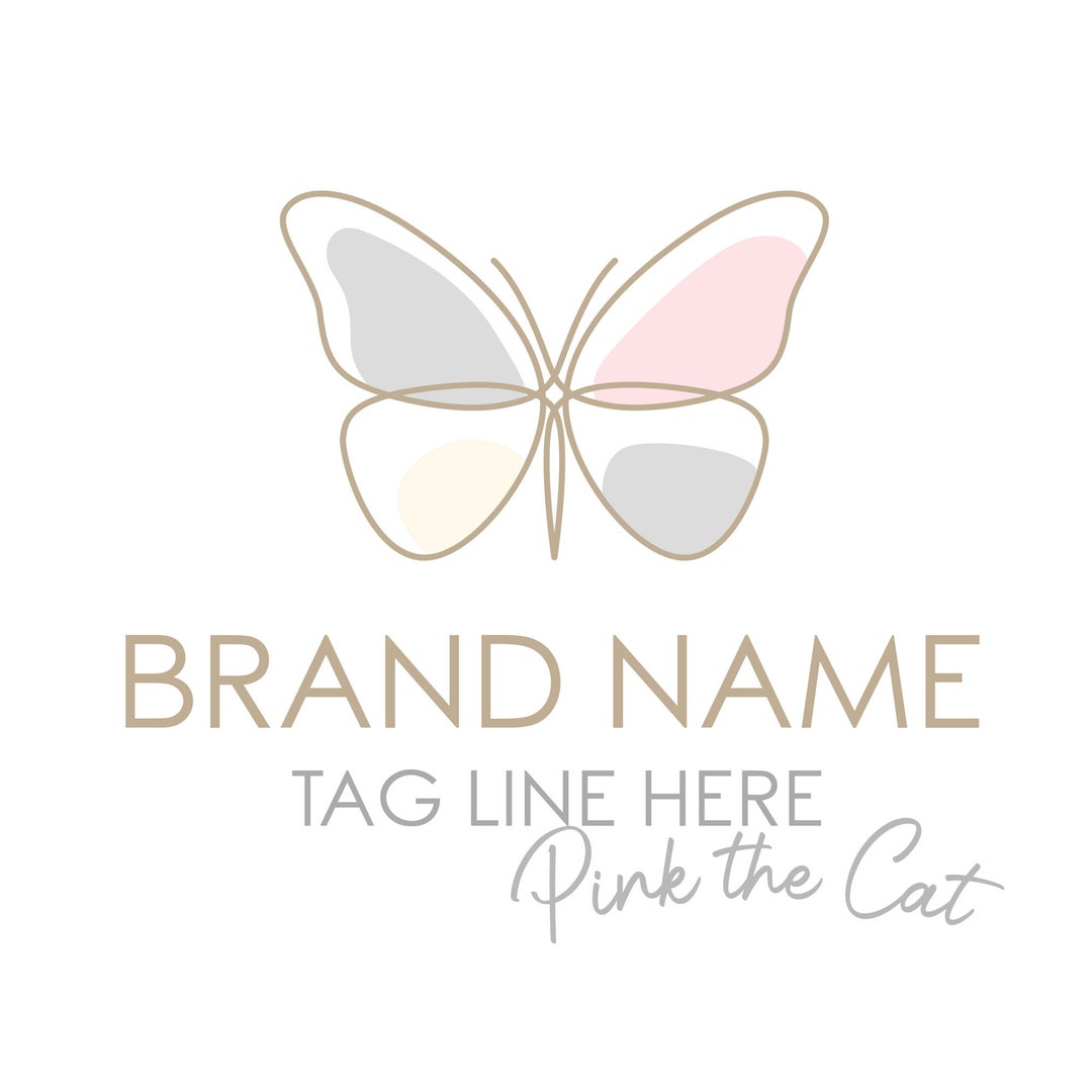 Butterfly Logo Png for Your Etsy Shop or Any Website or Business ...