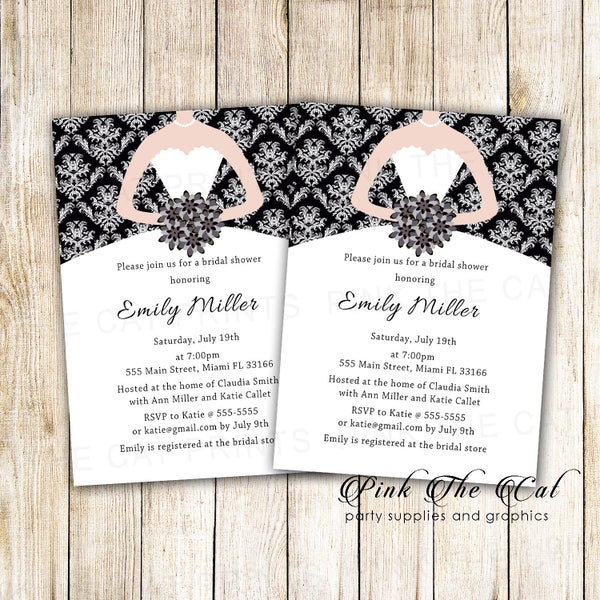 Dress Invitation - Etsy