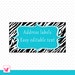 Return Address Labels Zebra Baby Shower Unisex Birthday - Etsy