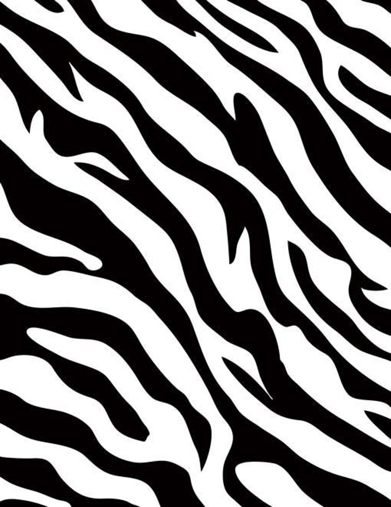 Cebra fondo gráfico Digital selva manía para imprimir papel - Etsy México