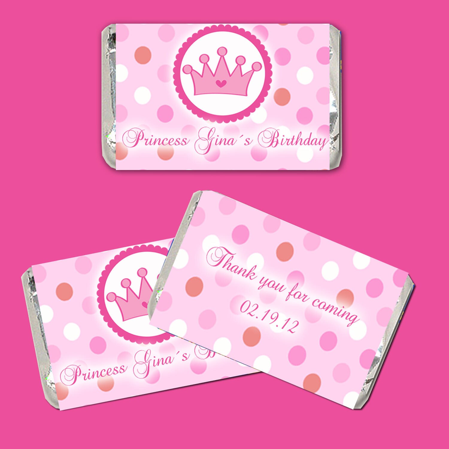 Princess candy favors and decorations for kids birthday or | Etsy