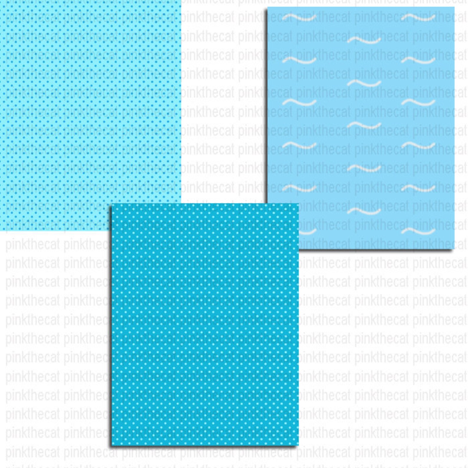Pool Clipart With Various Patterns Printable Craft Paper | Etsy