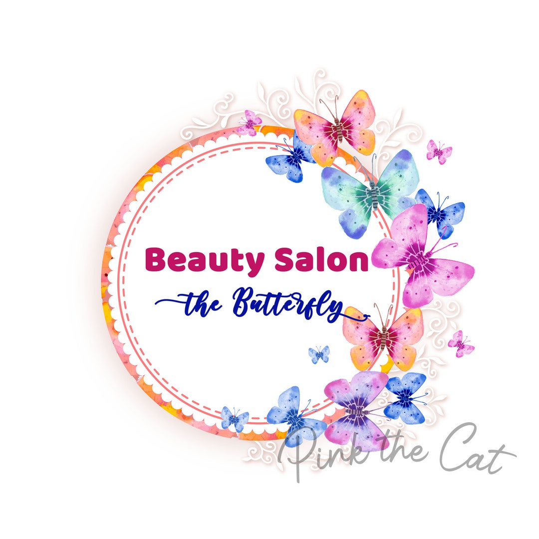 Butterfly Business Logo, Butterflies Logo, Butterfly Branding, Boutique ...