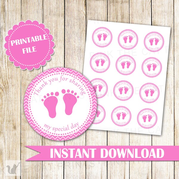 Chevron Labels - Etsy