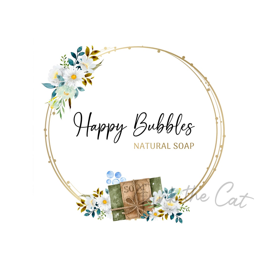 Logo for Handmade Soap Store, Soap Logo Png for Your Etsy Shop or Any ...