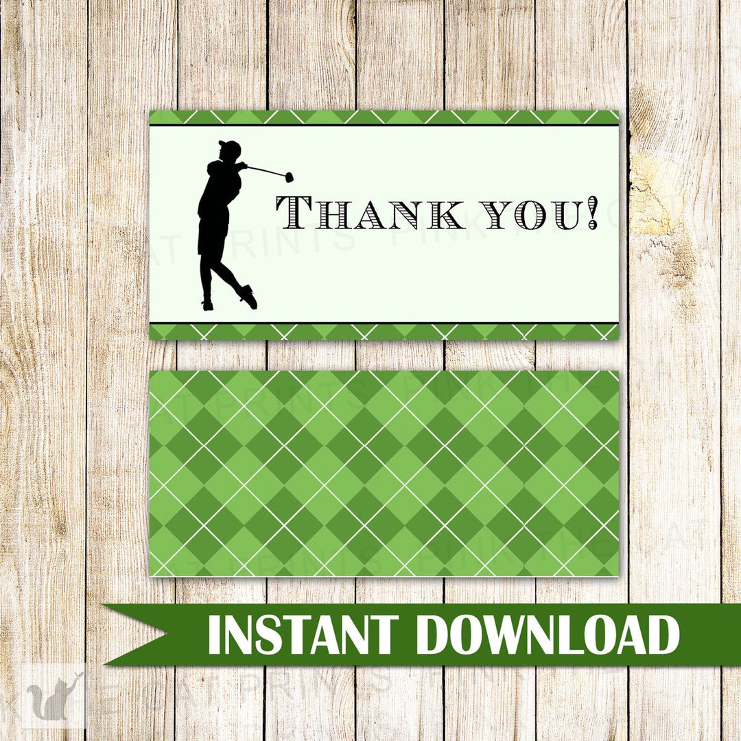 Golf Candy Bar Label - Adult Birthday Golf Birthday Party Favor Ideas ...