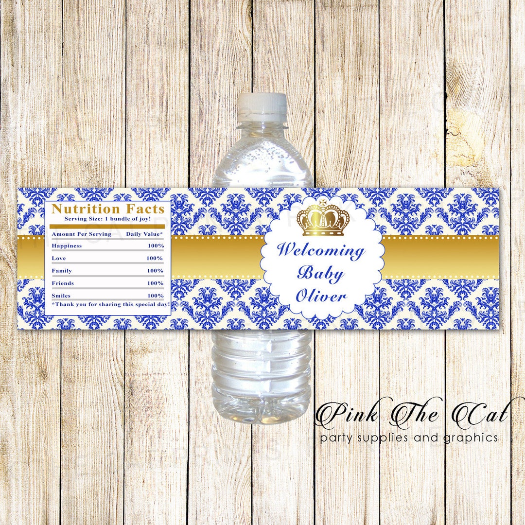 Prince Water Bottle Label Prince Birthday Bottle Label Prince Printable ...