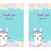 Alpaca Thank You Cards, Llama Head Baby Shower Thank You Notes, Llama ...