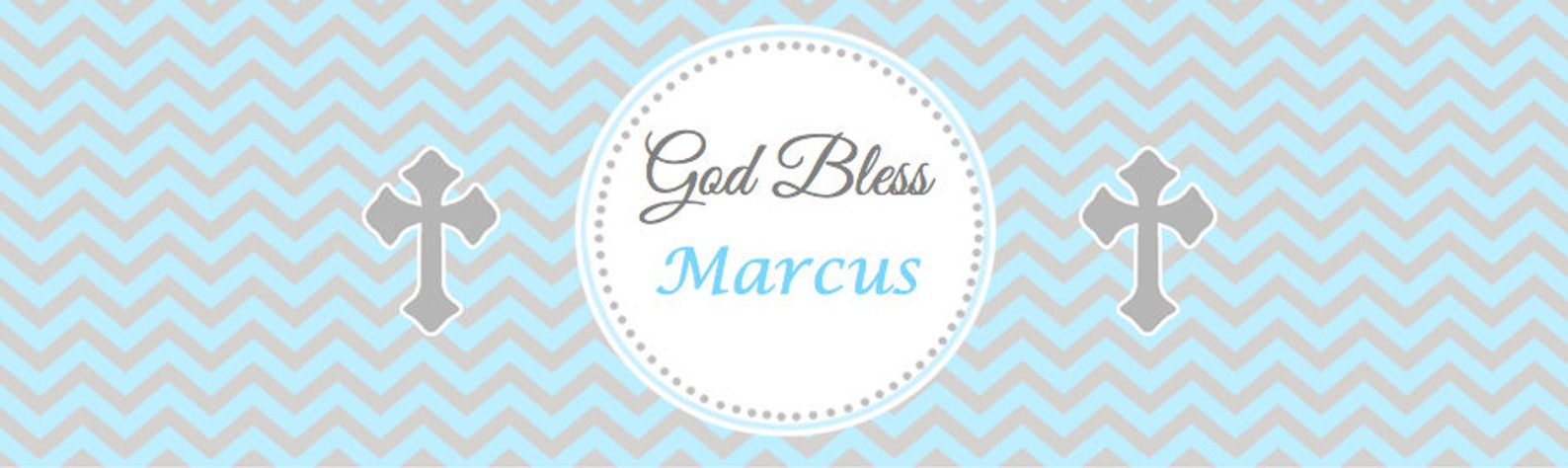 Blue Grey First Communion Bottle Label Boy 1st Holy | Etsy