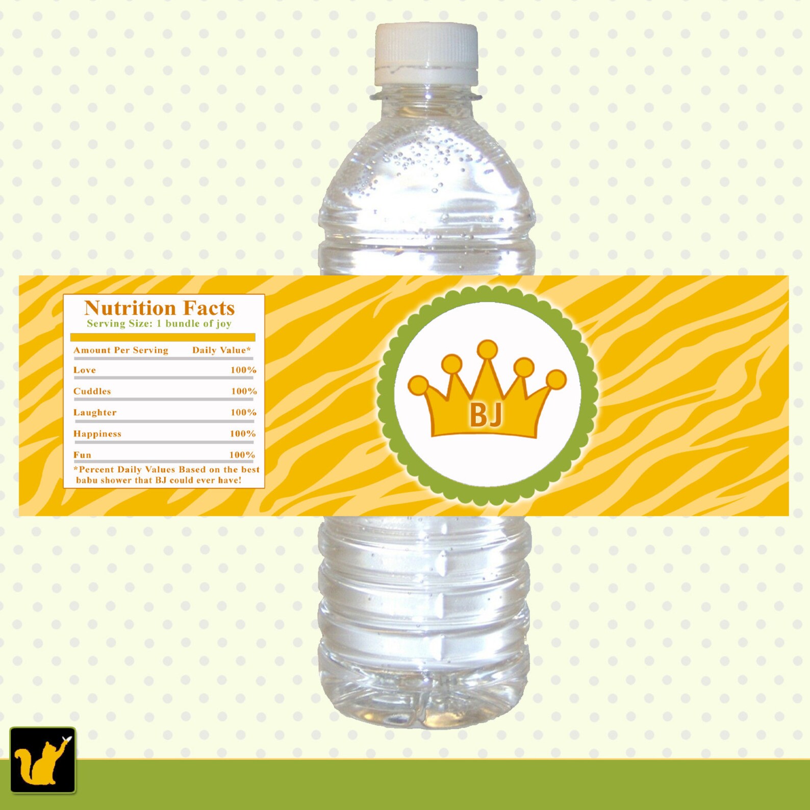 Cute Printable Personalized Jungle Zebra Prince Bottle Labels - Etsy