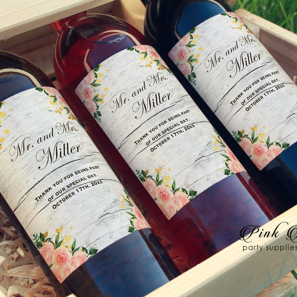 Personalized Wine Bottle Labels - Etsy