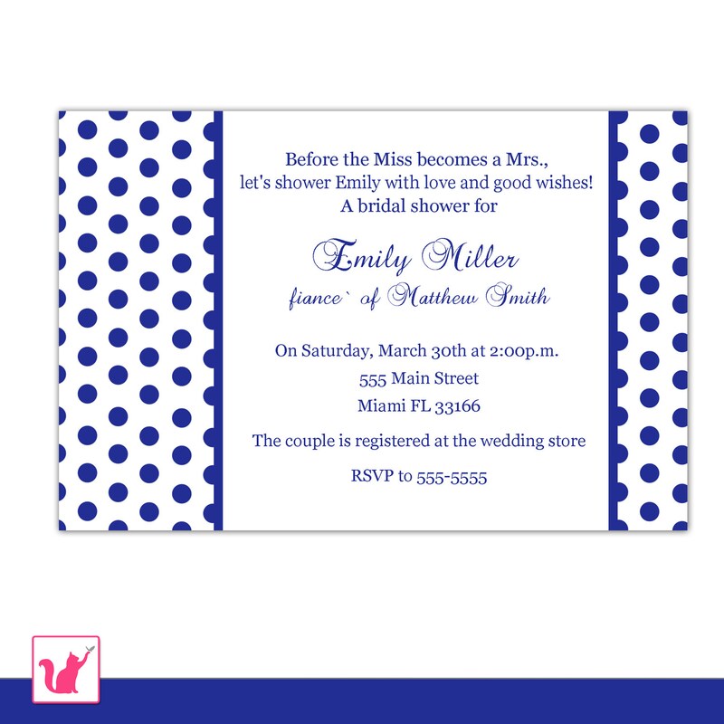 Polka Dot Invites - Etsy