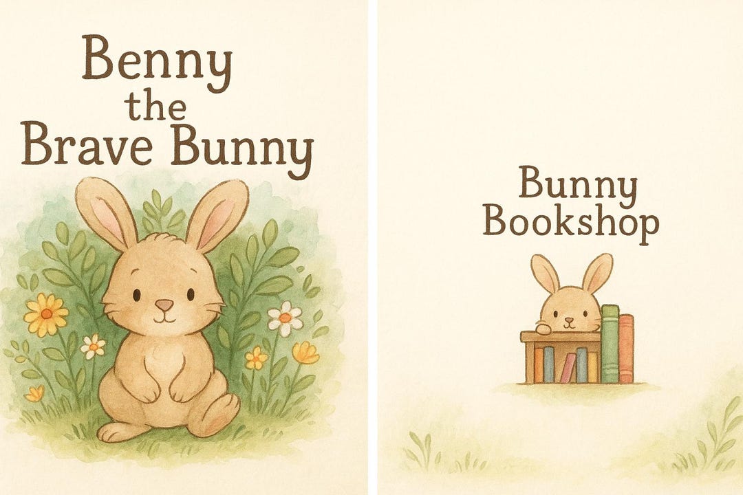 Benny the Brave Bunny , Kids Digital Storybook | Printable Children’s ...