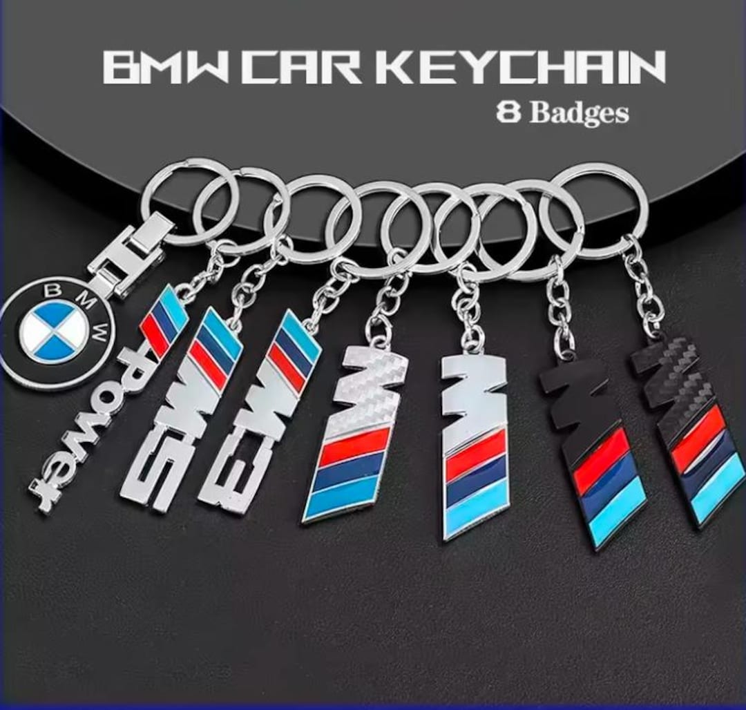 BMW M Power Metal Keychain | Luxury Car Key Ring Holder | Stylish Key ...