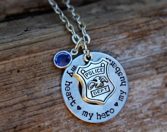 Police necklace | Etsy