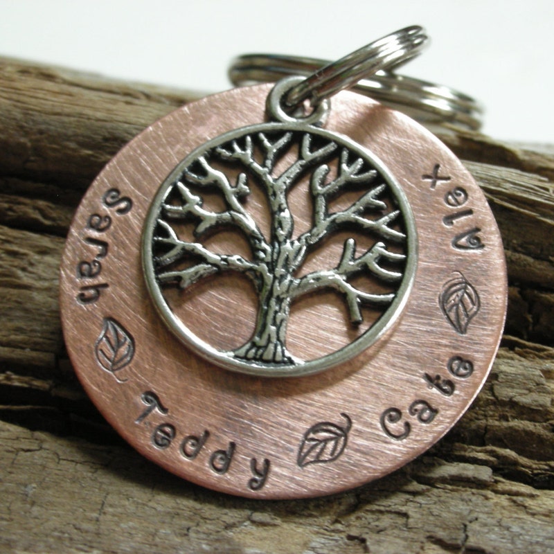 Tree Keychain - Etsy