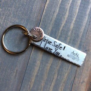 Gift for Truck Driver, Drive Safe Personalized Hand Stamped Rectangle ...