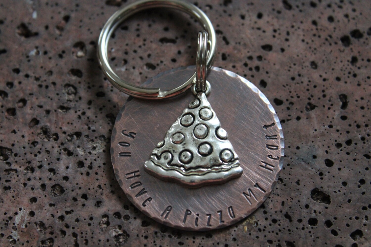 You Have a Pizza My Heart Keychain, Pizza Key Chain, Gift for Boyfriend ...